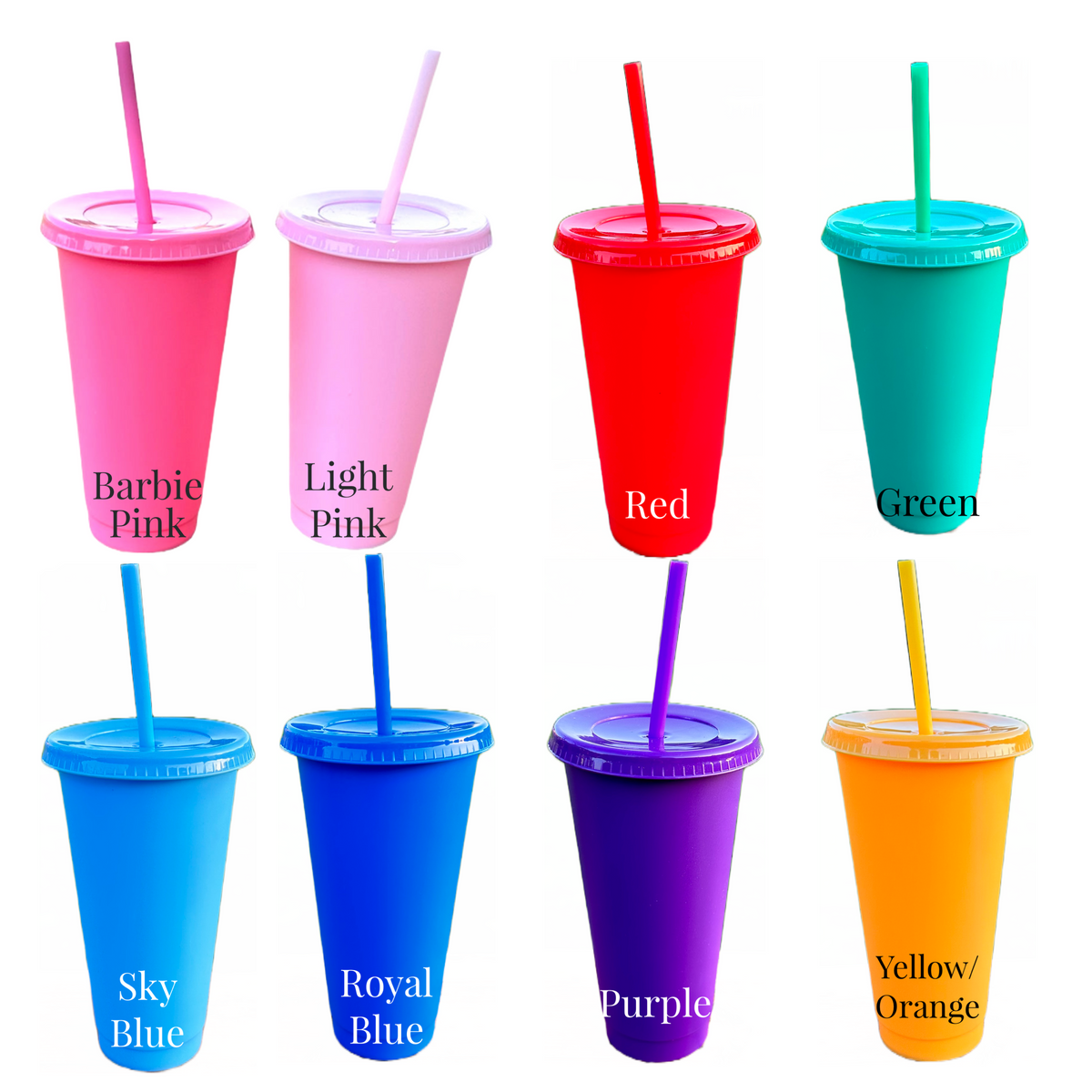 24oz Solid Coloured Tumblers – CraftingBlanks.ca